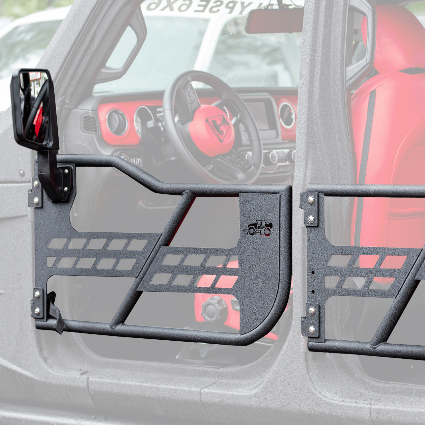 Jeep Gladiator Pipe Doors 2020-2025 – Soflo Customs Off-Road Parts