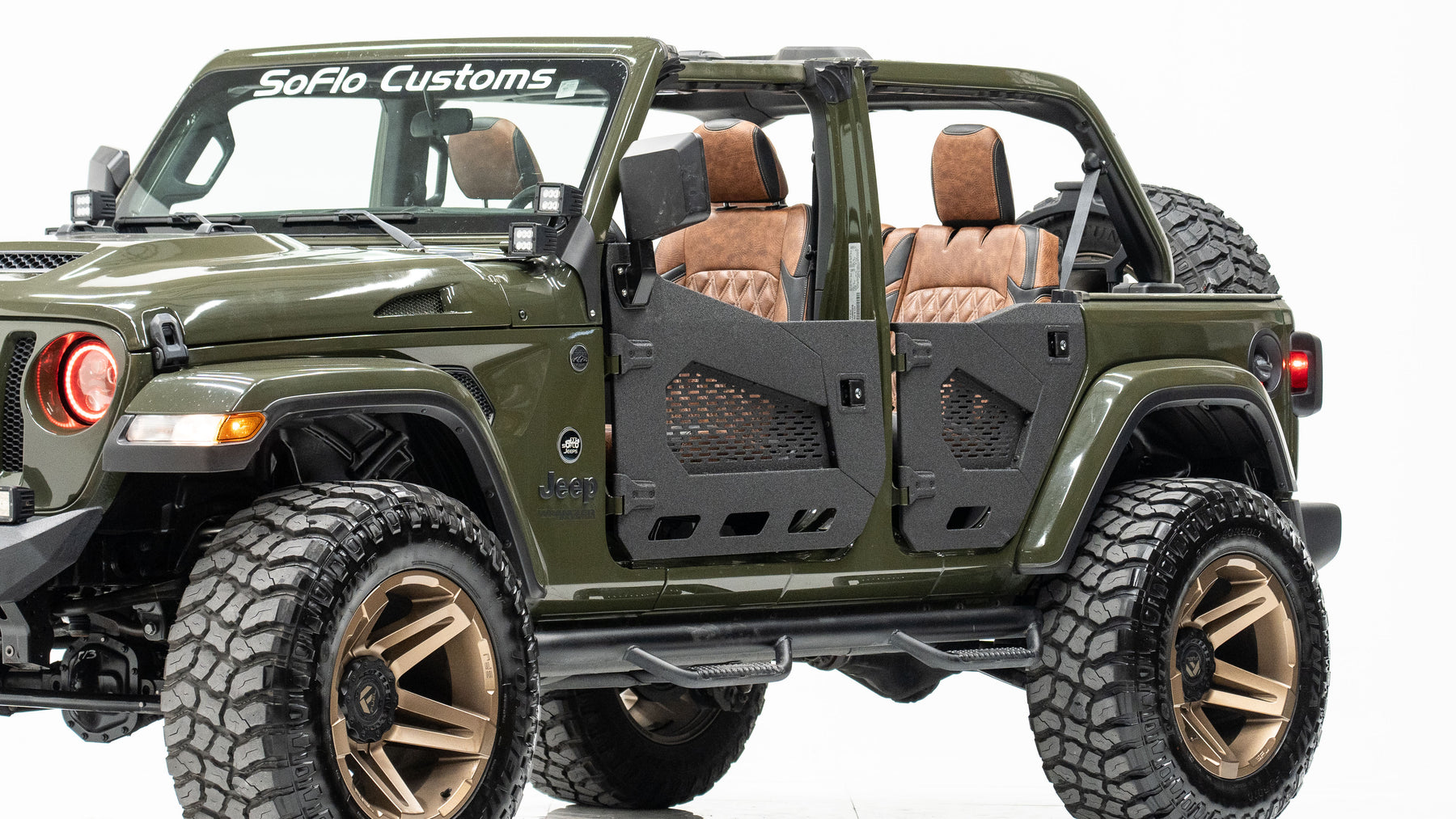 Jeep Wrangler HALF DOORS – Soflo Customs Off-Road Parts