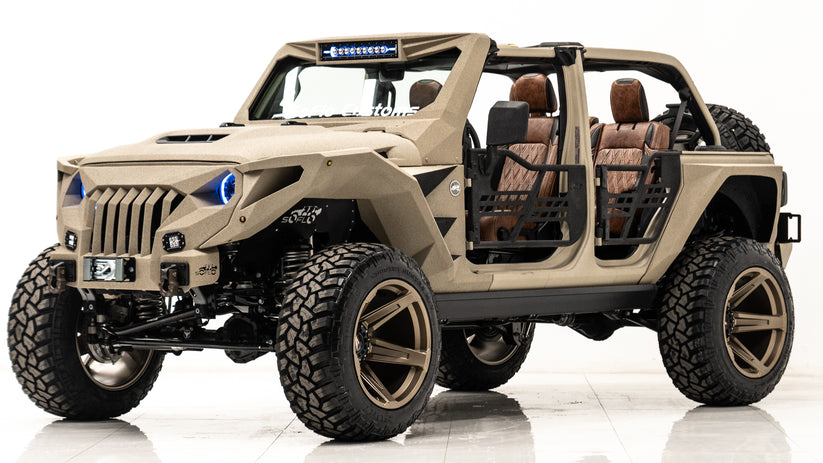 Apocalypse 5-Spoke Wheels for Jeep Wrangler / Gladiator (Bronze) 20x12 ...