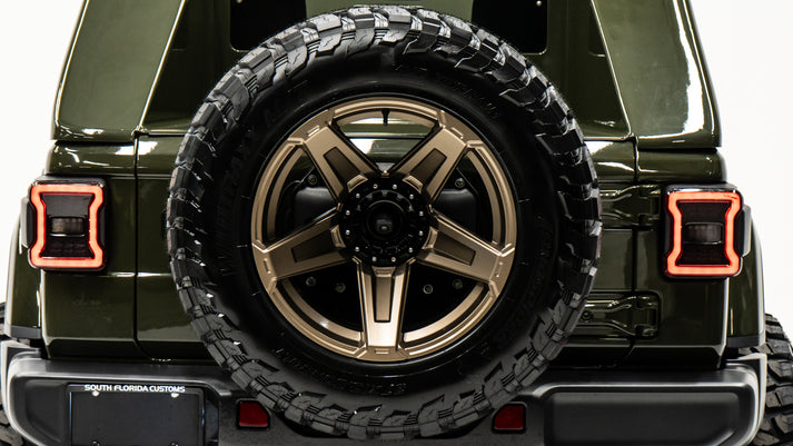 Apocalypse 5-Spoke Wheels for Jeep Wrangler / Gladiator (Bronze) 20x12 ...