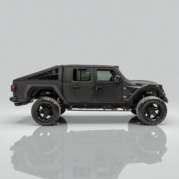 Jeep Gladiator Slantback Fast Back Tonneau Cover (2020-2026) – Soflo ...