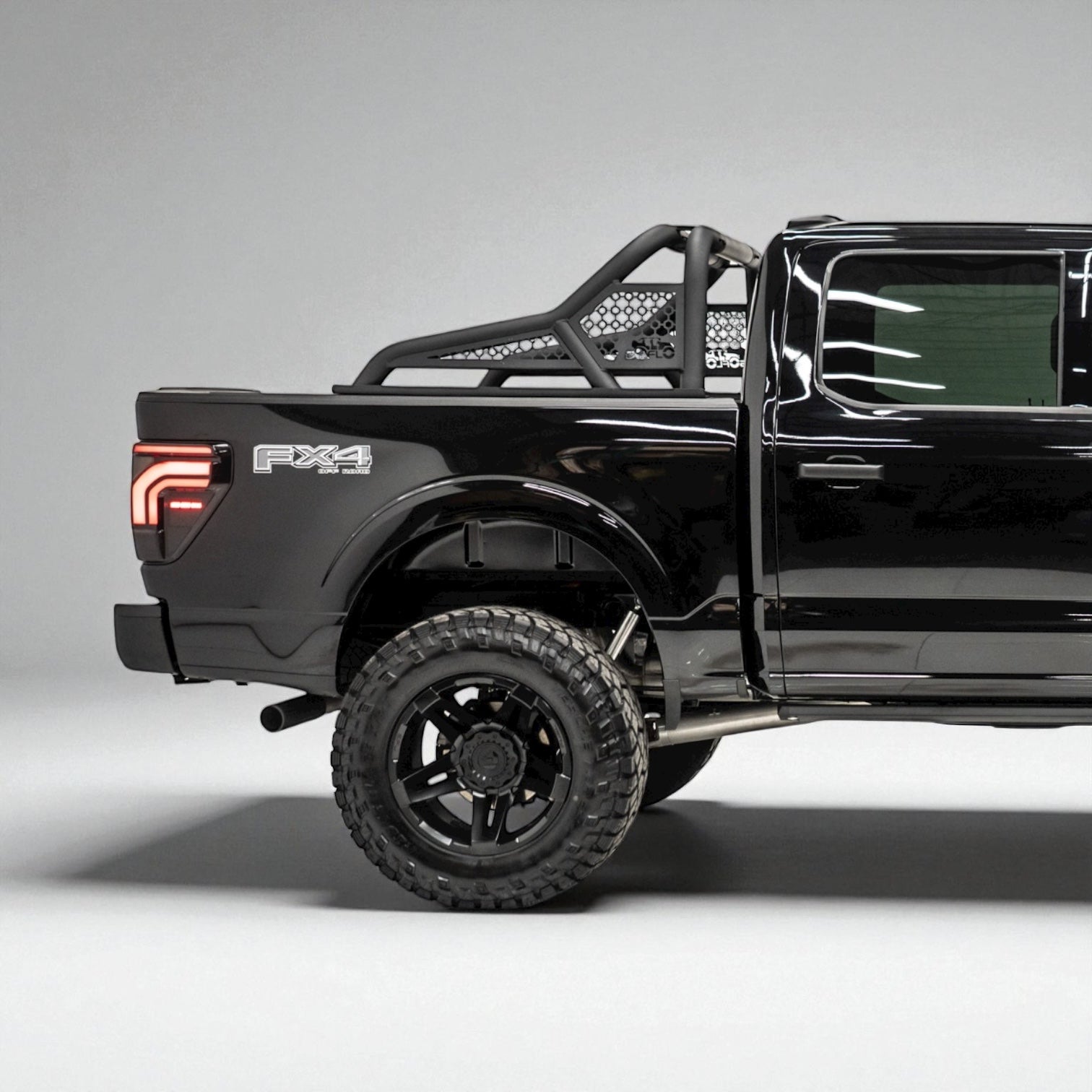 Aluminum Chase Rack for Ford F-150 (2021-2025) Armor-Coated Truck Bed ...