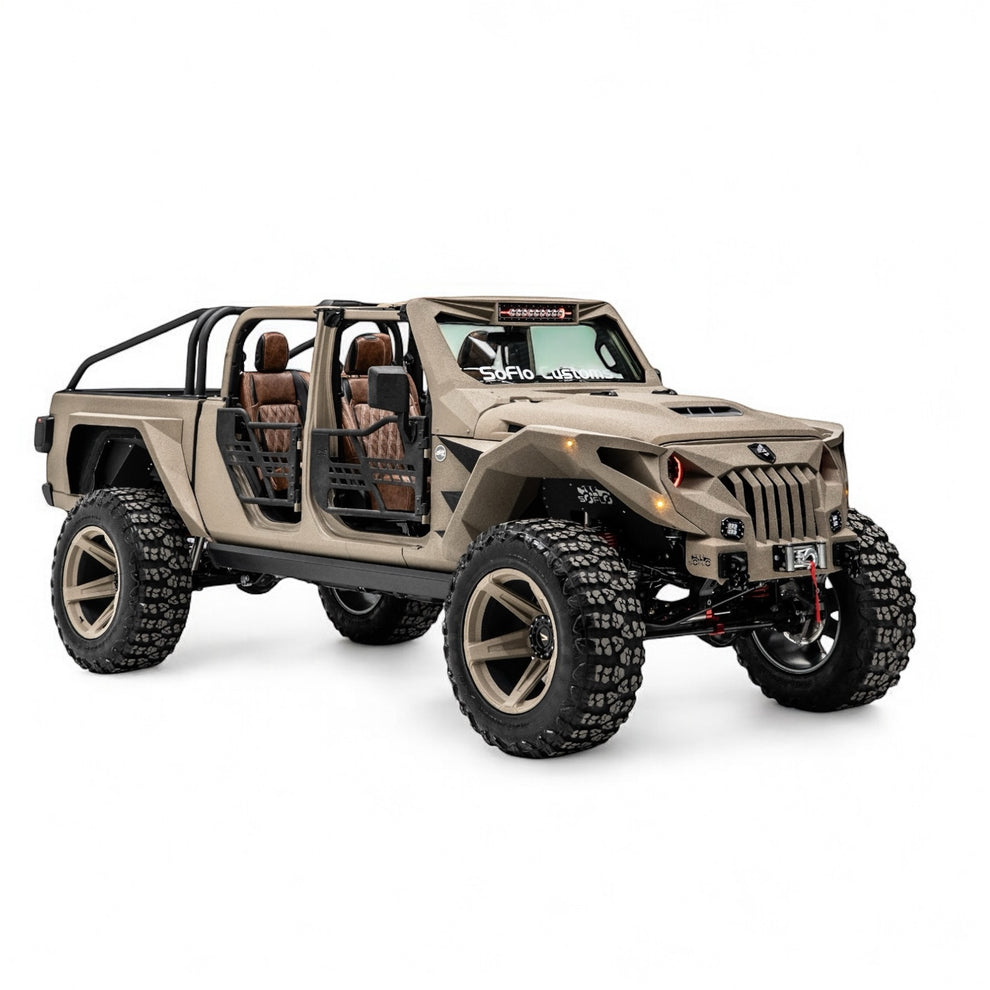 Apocalypse 5-Spoke Wheels for Jeep Wrangler / Gladiator (Bronze) 20x12 ...