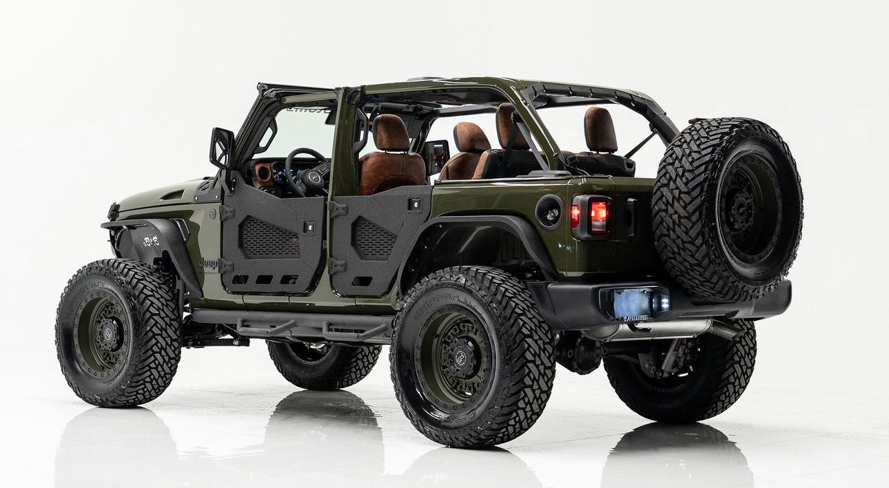 Jeep Wrangler Half Doors 4-door Set 2018-2025 | Rugged Steel w/ Mesh ...