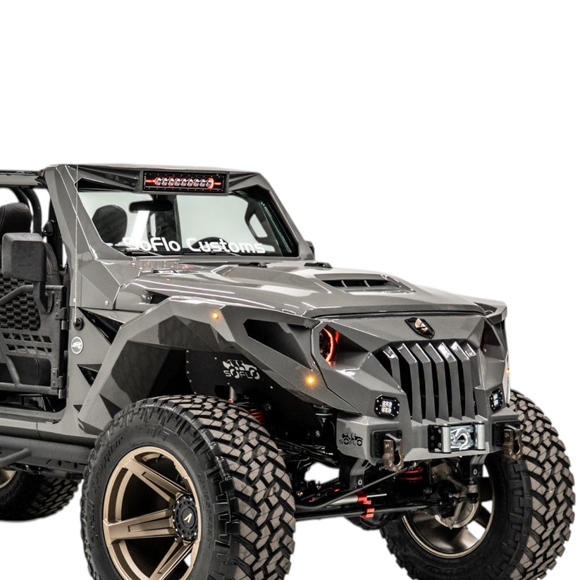 Apocalypse 5-Spoke Wheels for Jeep Wrangler / Gladiator (Bronze) 20x12 ...