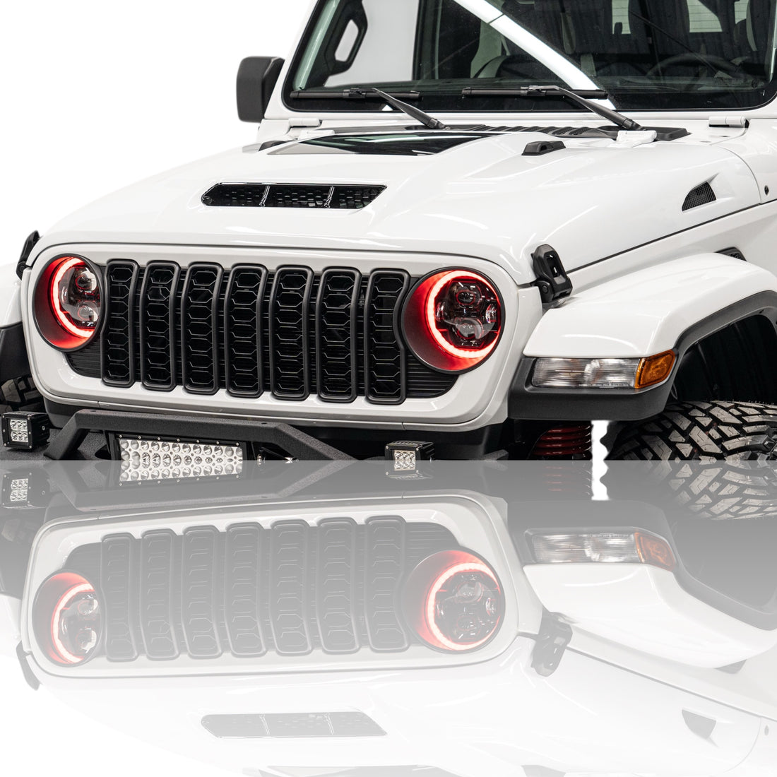 Jeep Gladiator SoFlo Custom Hood with Glass Insert 2020-2026 – Soflo ...