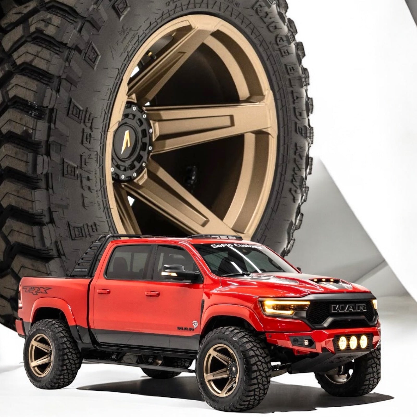 Bronze Apocalypse RAM 1500 TRX Wheels – Soflo Customs Off-Road Parts