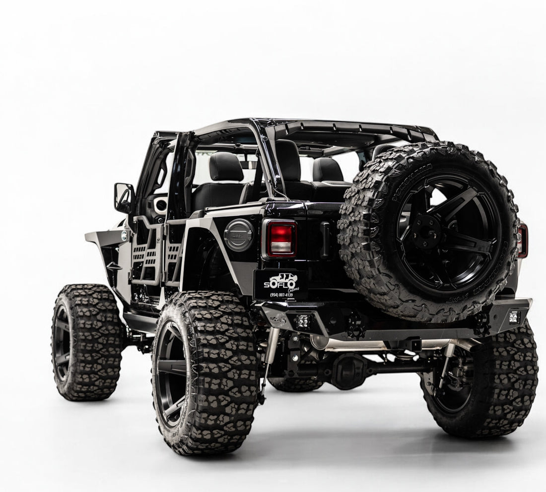 Rear Sniper Fenders for Jeep Wrangler (2018-2025 Models) by SoFlo ...
