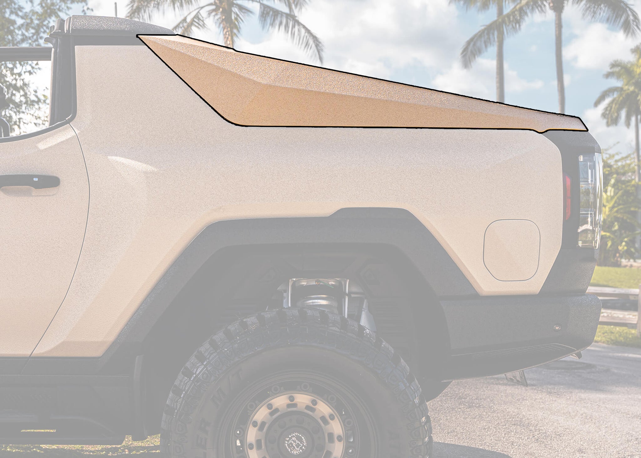 Hummer EV Fastback - (Slant Back) – Soflo Customs Off-Road Vehicle ...