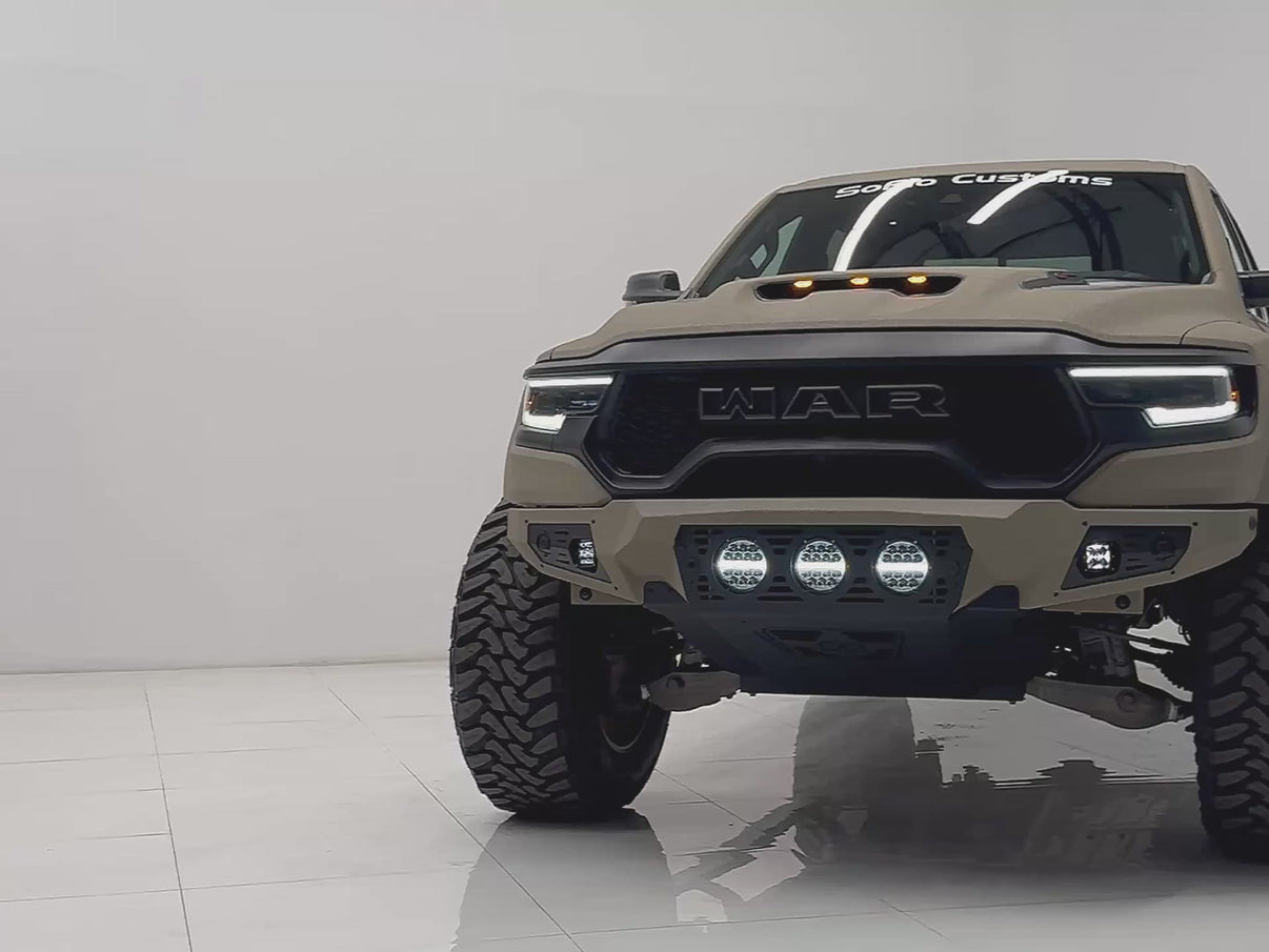 SoFlo Customs WAR Grille Letter Kit for RAM 1500 TRX (2021–2024 ...