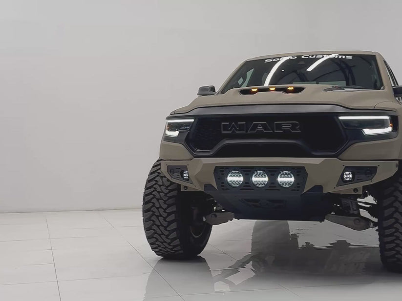 SoFlo Customs WAR Grille Letter Kit for RAM 1500 TRX (2021–2024 ...
