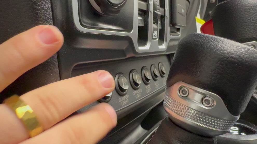 Jeep Wrangler Switch Panel Pod (2018-2025) 6-Device Auxiliary Control ...