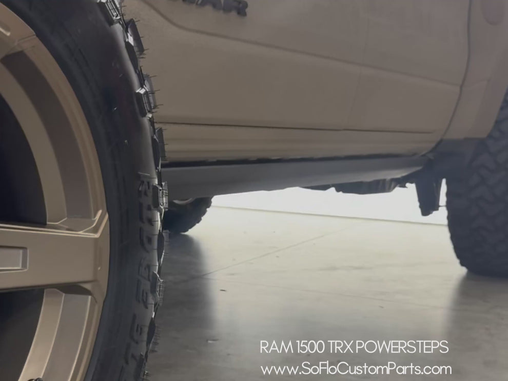 RAM 1500 Power Running Boards | Retractable Steps for 2019–2025 Rebel ...