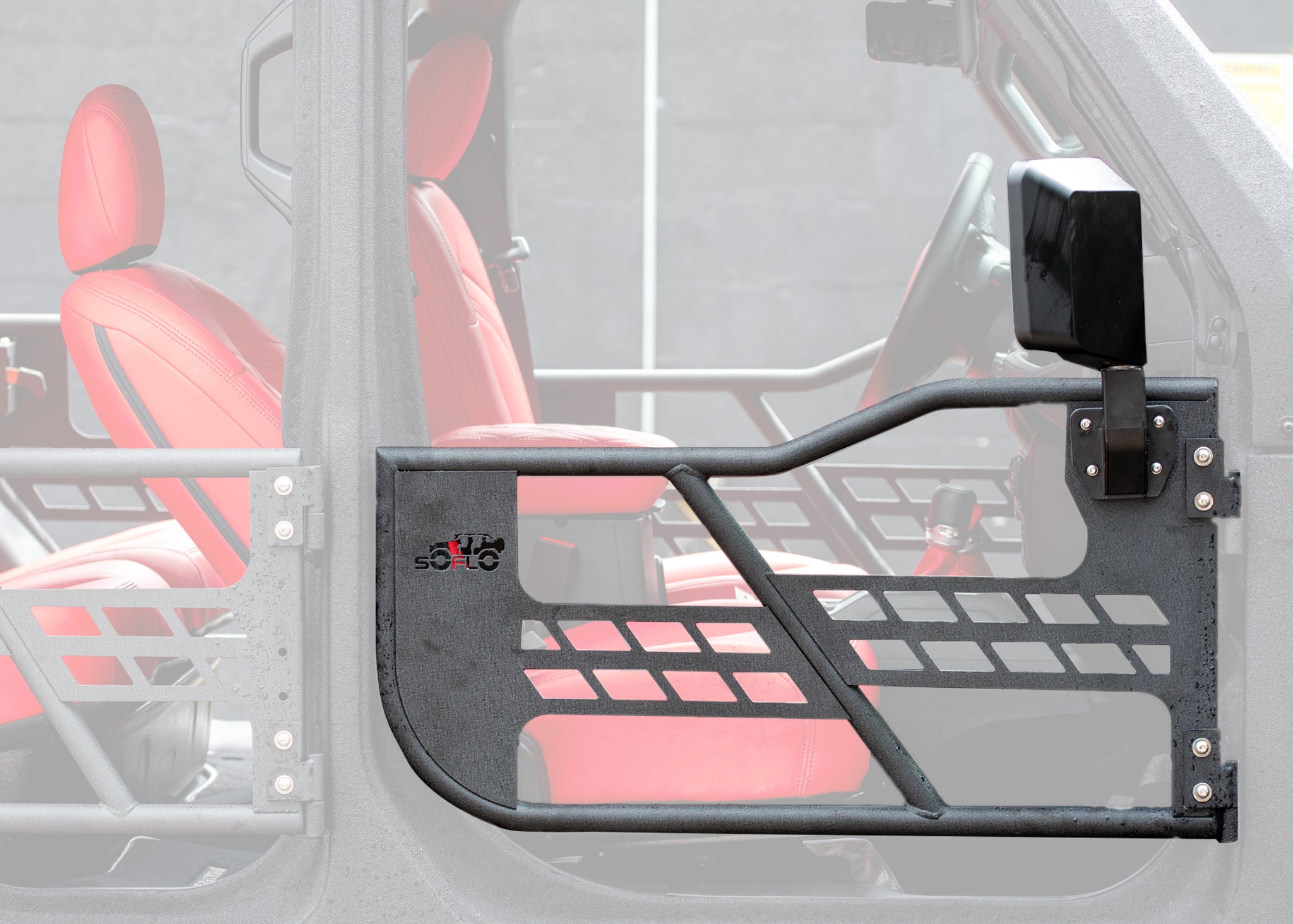 SoFlo Pipe Doors w/ Mirrors (Full Set of Four) – Soflo Customs Off-Road ...