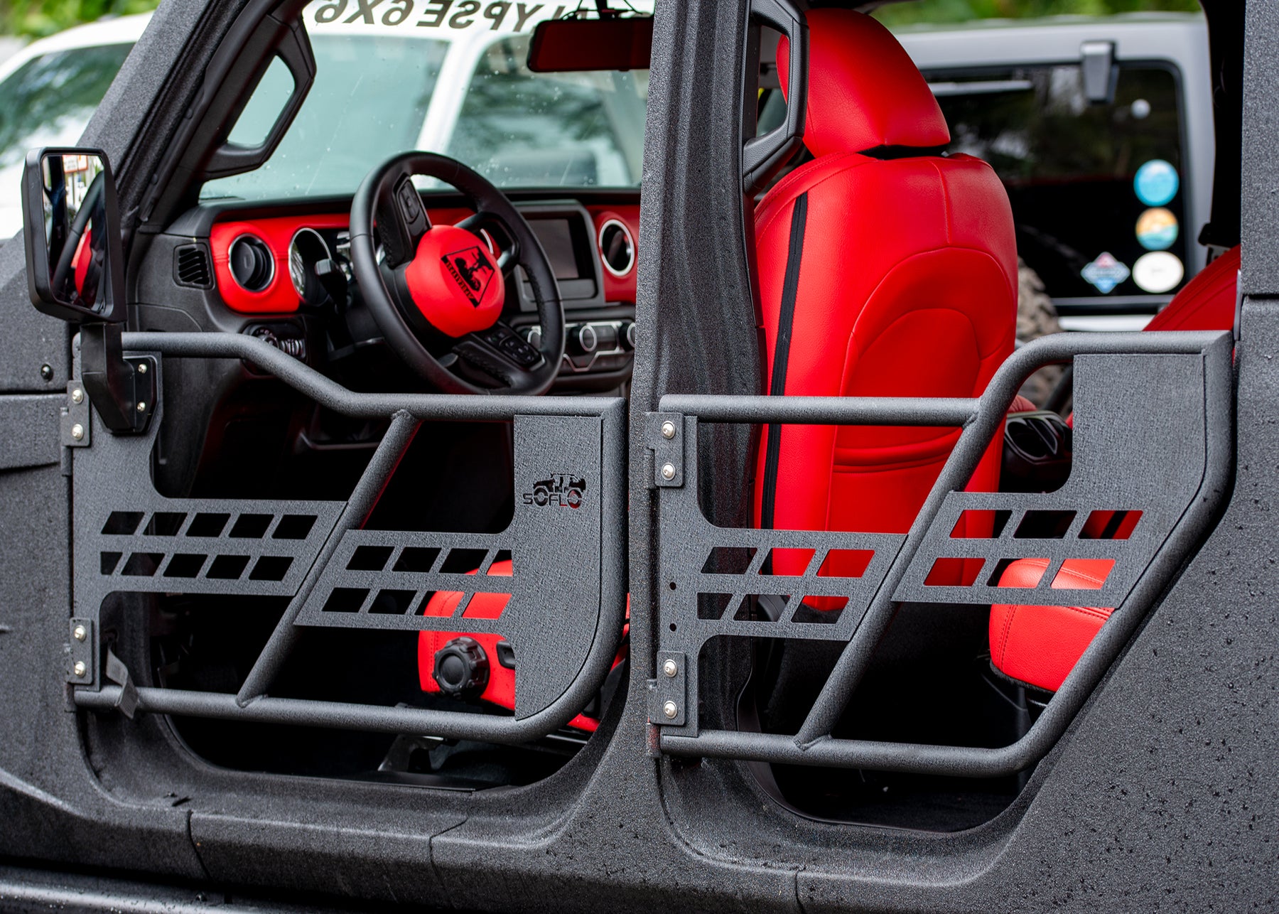 PIPE DOORS w/ MIRRORS ( 4 door ) – Soflo Customs Off-Road Parts